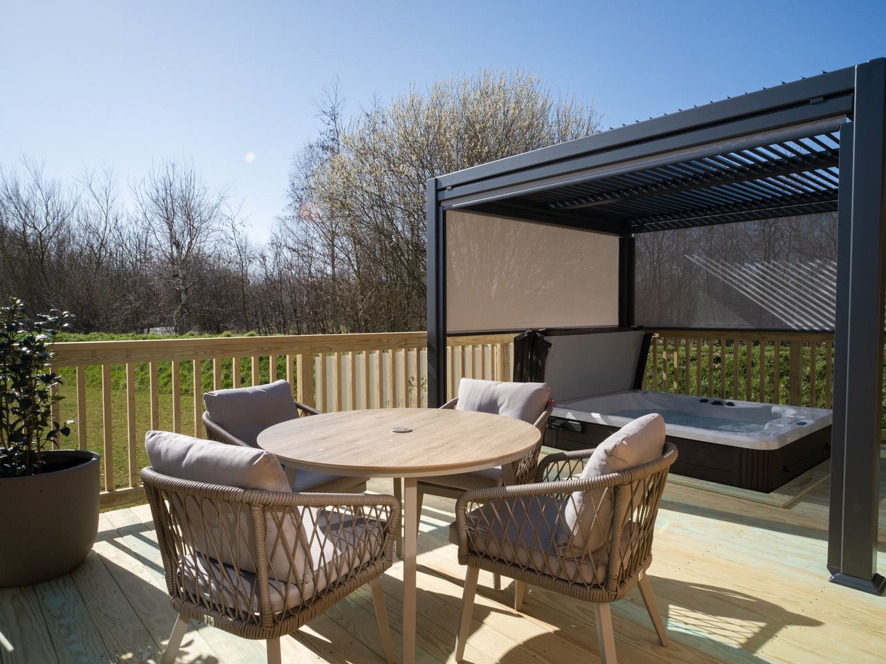 4-person lodge - The Luxury Escape 4C16 on Laceby Manor Resort & Spa