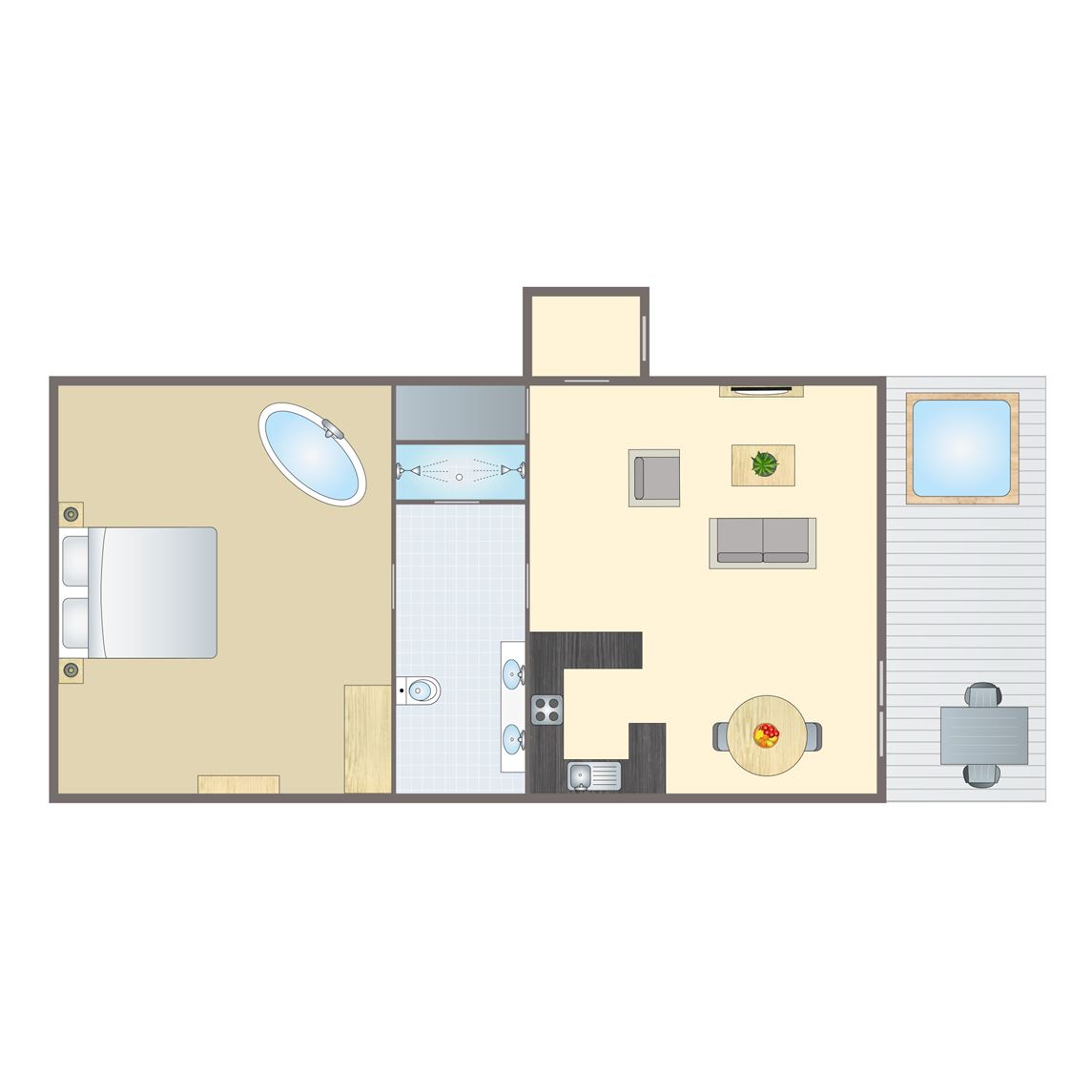 2-person lodge - Byron Premier Spa (Pet) 2ELJP on Piperdam