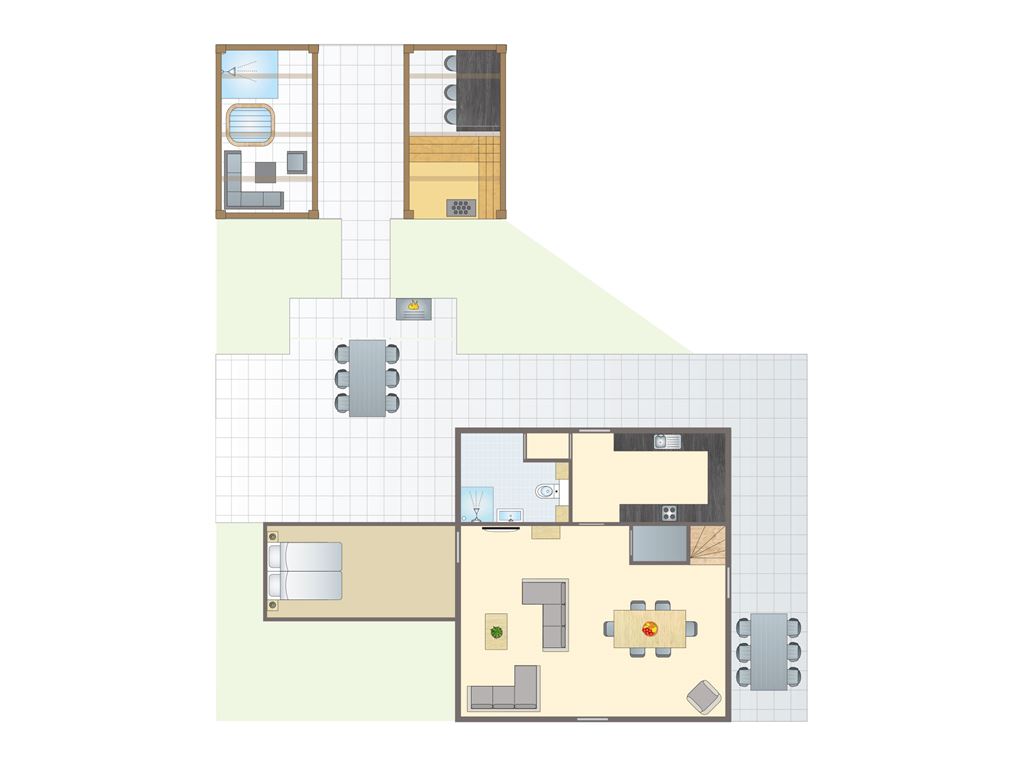 6-person cottage - The Cottage 6EL on Rockingham Forest