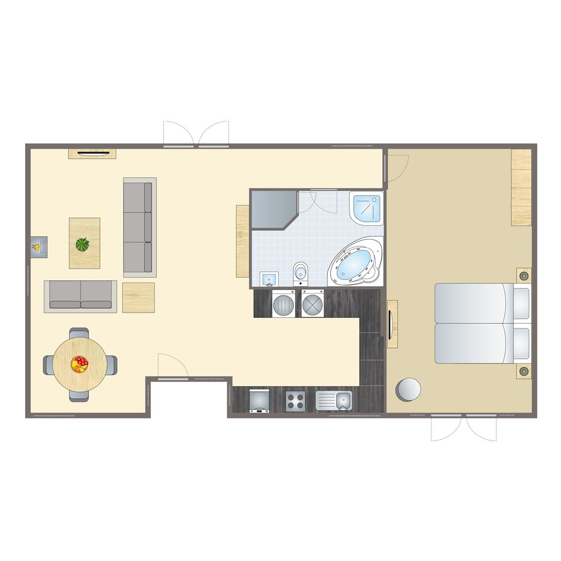 2-person cottage - Barley Park 2CP1 on Whalesborough Resort & Spa